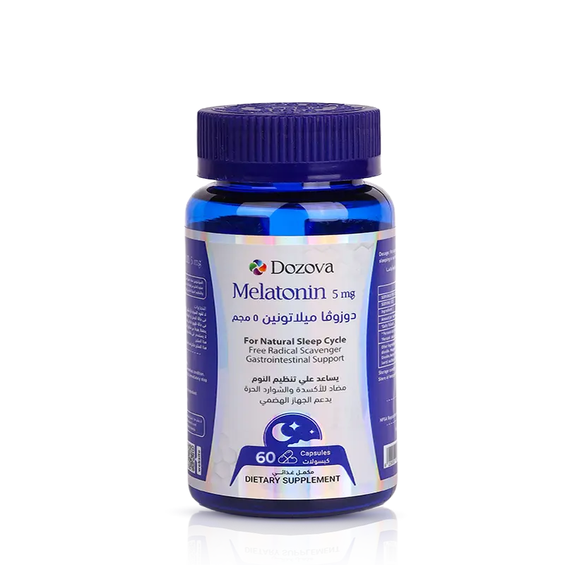 Dozova Melatonin, Helps You Sleep Faster, 5mg (60 Capsules) – Kleansource