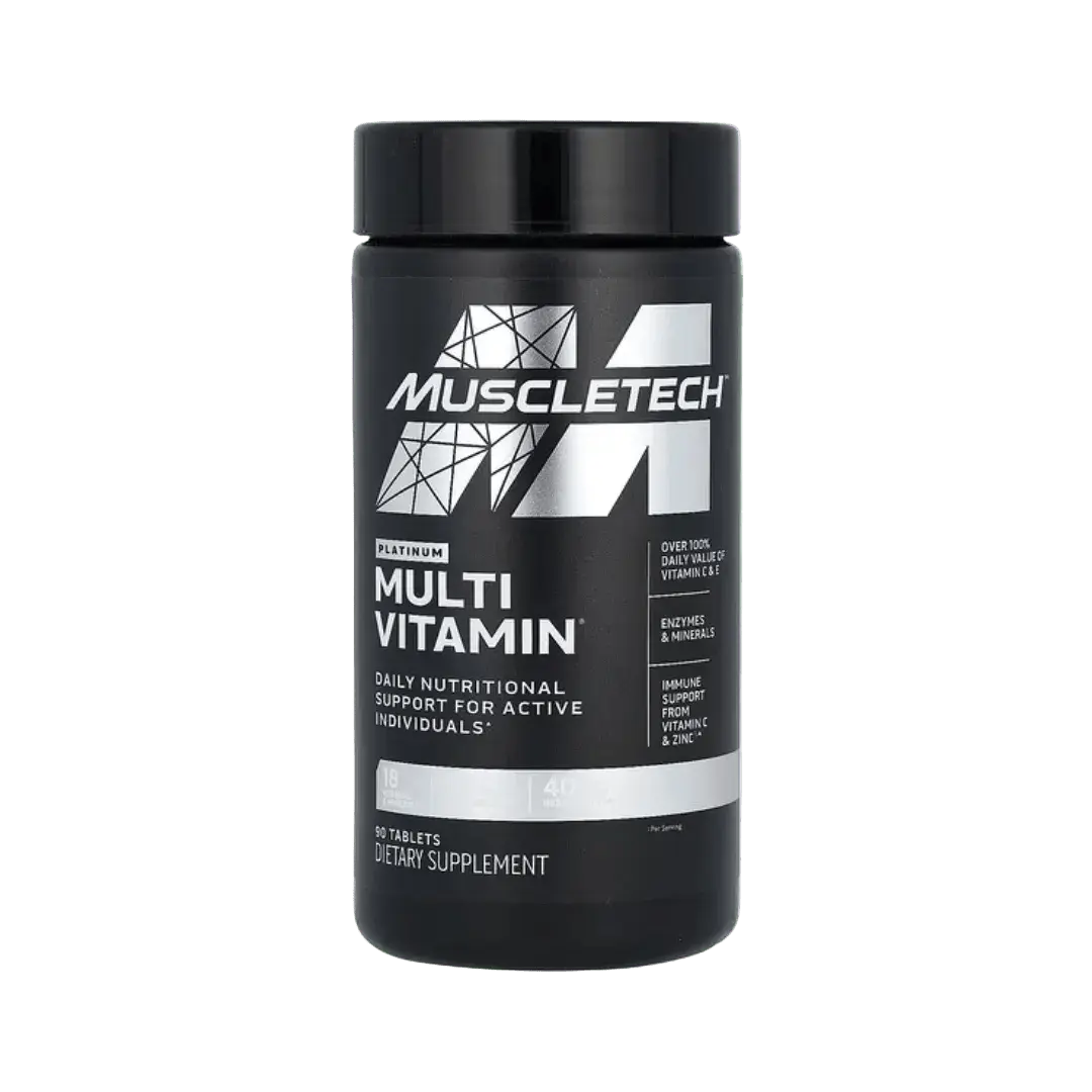 Muscletech Platinum Multivitamin for Immune Support 18 Vitamins ...
